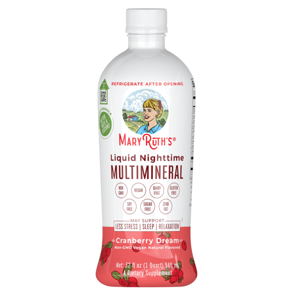 Liquid Nighttime Multimineral - Cranberry | MaryRuth's Wholesale