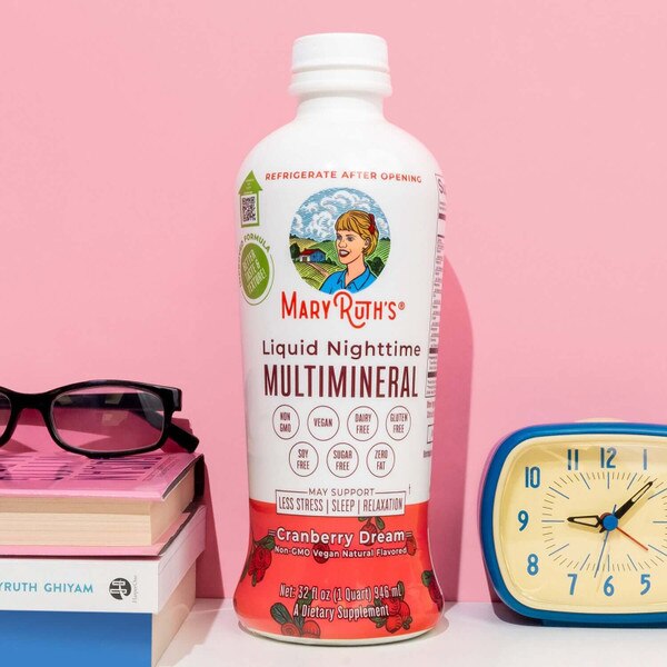 Liquid Nighttime Multimineral - Cranberry | MaryRuth's Wholesale
