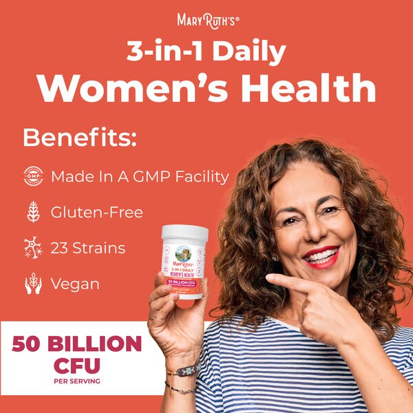 3-in-1 Women's Daily Health Capsules | MaryRuth's Wholesale