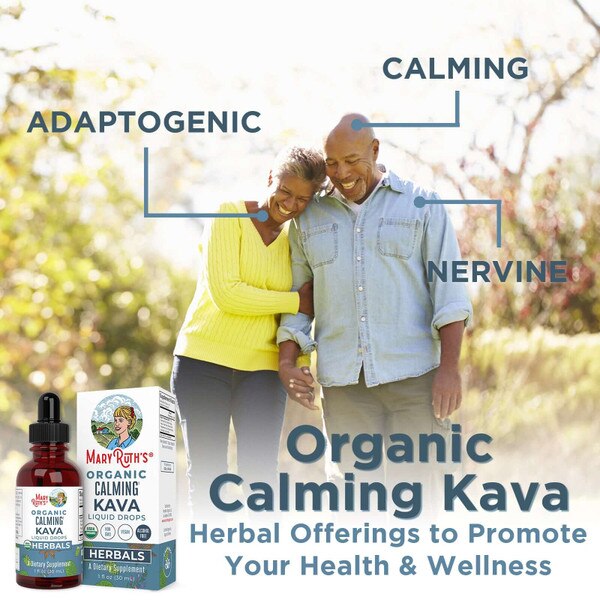 Organic Calming Kava Liquid Drops | MaryRuth's Wholesale