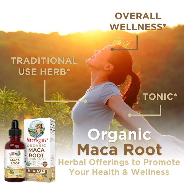 Organic Maca Root Liquid Drops | MaryRuth's Wholesale