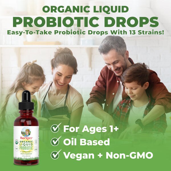 Organic Liquid Probiotic (2 oz) | MaryRuth's Wholesale