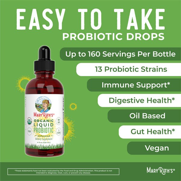 Organic Liquid Probiotic (4 oz) | MaryRuth's Wholesale