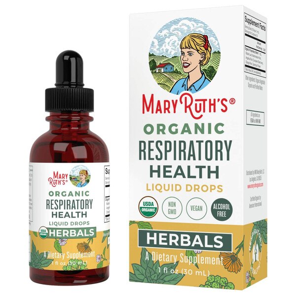 Organic Respiratory Health Herbal Blend Liquid Drops | MaryRuth's Wholesale