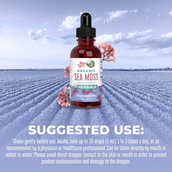 Organic Sea Moss Liquid Drops | MaryRuth's Wholesale