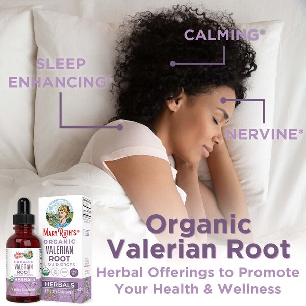 Organic Valerian Root Liquid Drops | MaryRuth's Wholesale