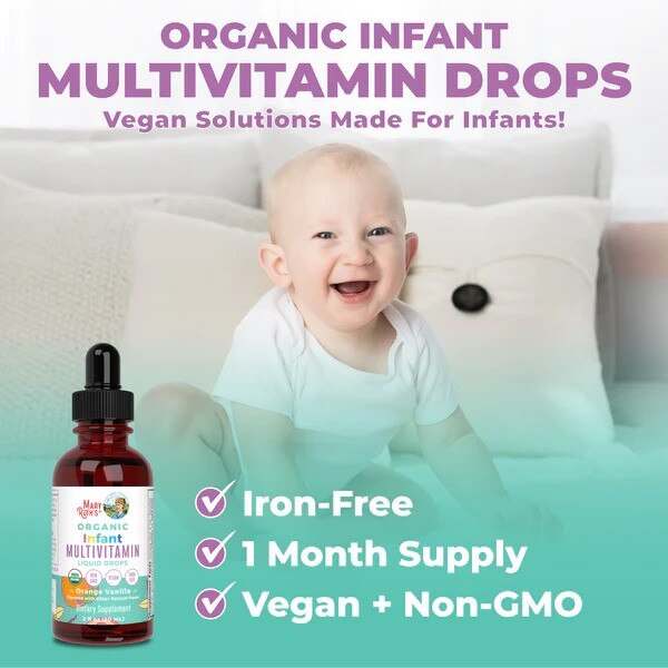 Organic Infant Multivitamin Liquid Drops | MaryRuth's Wholesale