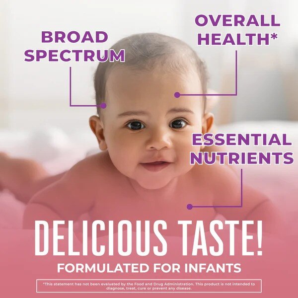 Organic Infant Multivitamin with Iron Liquid Drops | MaryRuth's Wholesale
