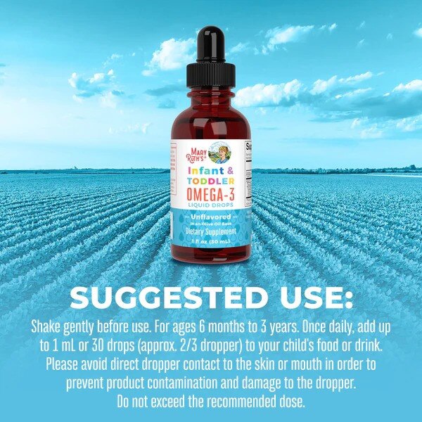 Infant & Toddler Omega-3 Liquid Drops | MaryRuth's Wholesale
