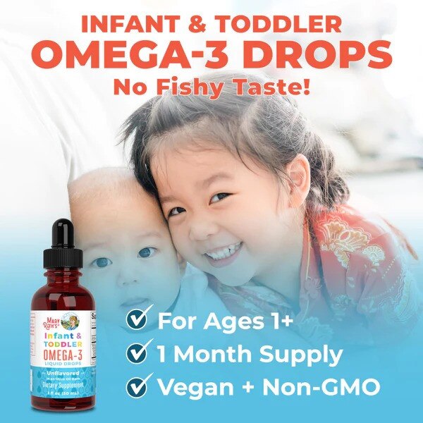 Infant & Toddler Omega-3 Liquid Drops | MaryRuth's Wholesale