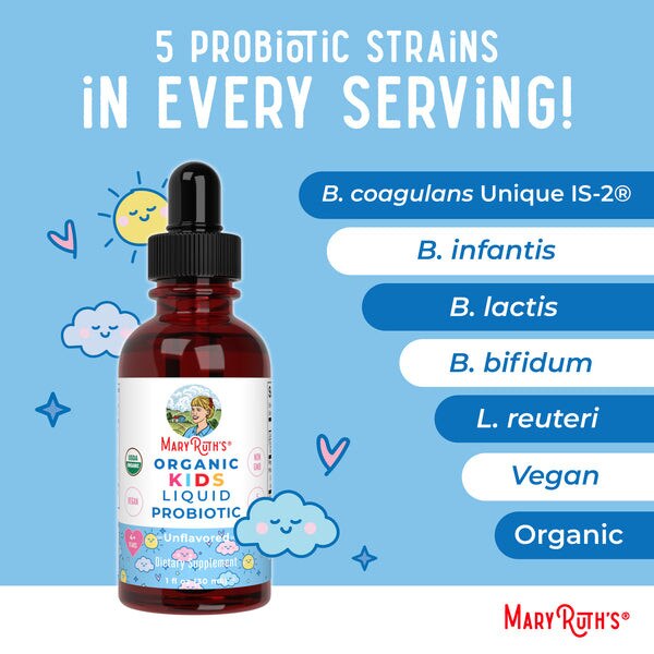 Organic Kids Liquid Probiotic | MaryRuth's Wholesale