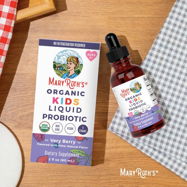 Organic Kids Liquid Probiotic - Very Berry (2oz) | MaryRuth's Wholesale