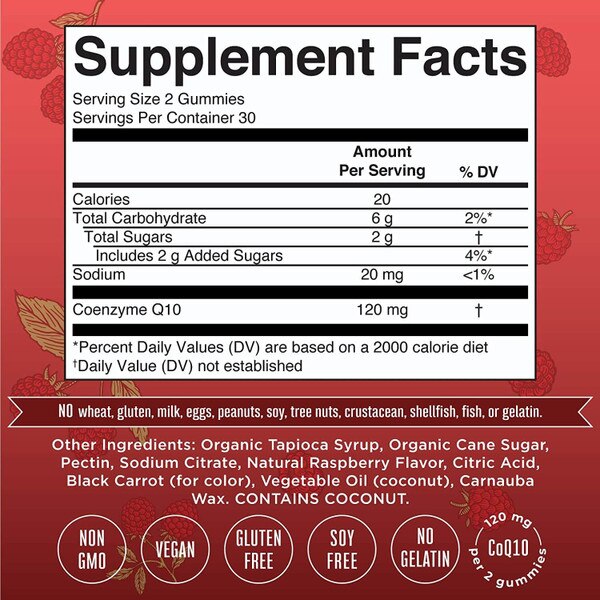 CoQ10 (Coenzyme Q10) Gummies | MaryRuth's Wholesale