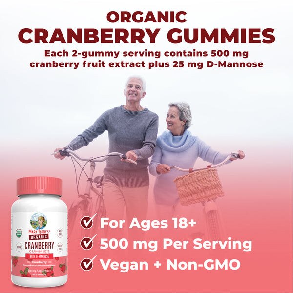 Organic Cranberry Gummies | MaryRuth's Wholesale
