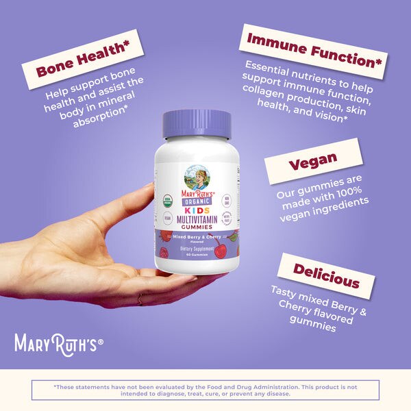 Organic Kids Multivitamin Gummies | MaryRuth's Wholesale