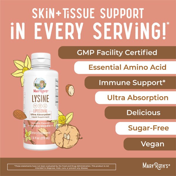 Lysine Liposomal | MaryRuth's Wholesale