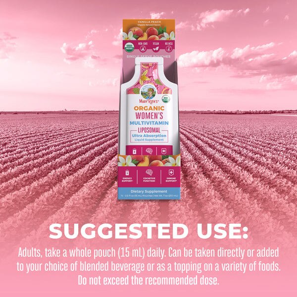 Organic Women's Organic Multivitamin Liposomal Box | MaryRuth's Wholesale